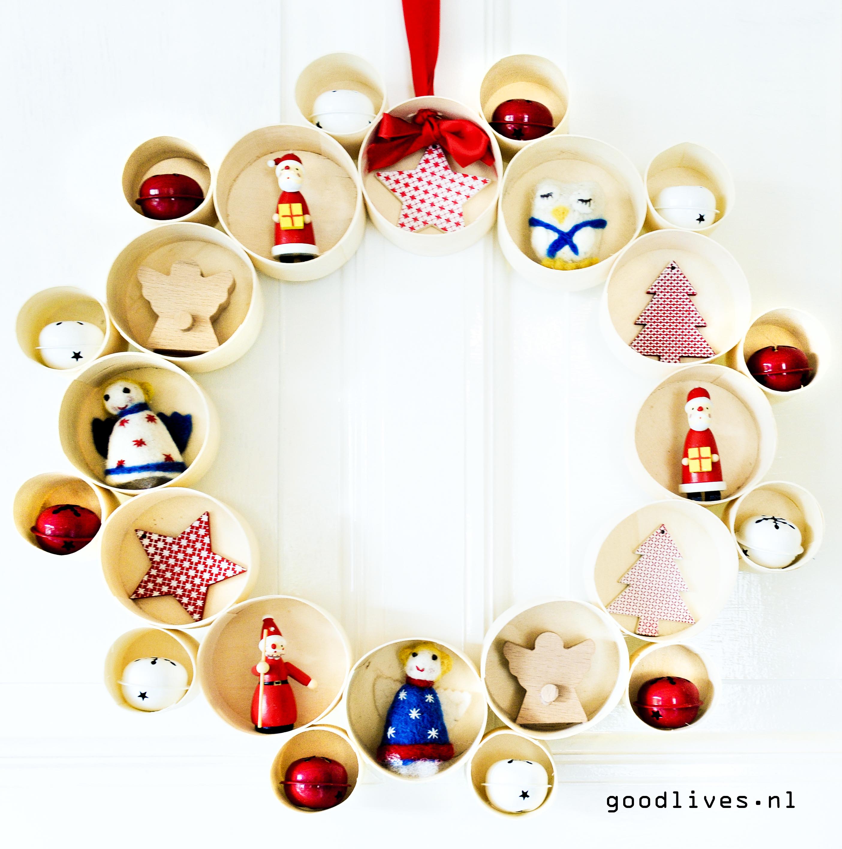 DIY: alternatieve kerstkrans - Goodlives